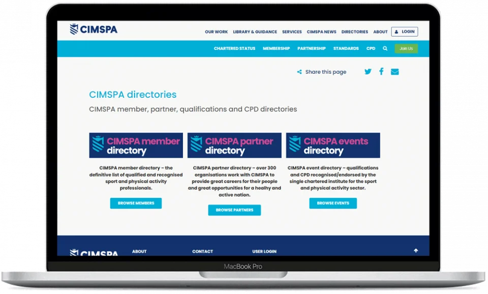 CIMSPA | Chartered Institute for Sport and Physical Activity - HFE