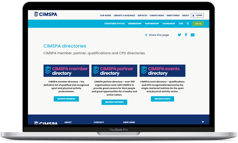 CIMSPA | Chartered Institute for Sport and Physical Activity - HFE
